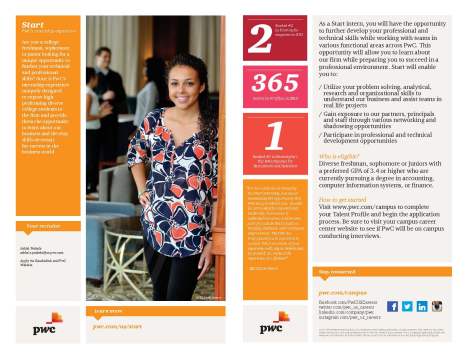 PwC has 3 different summer program! – Career Connection